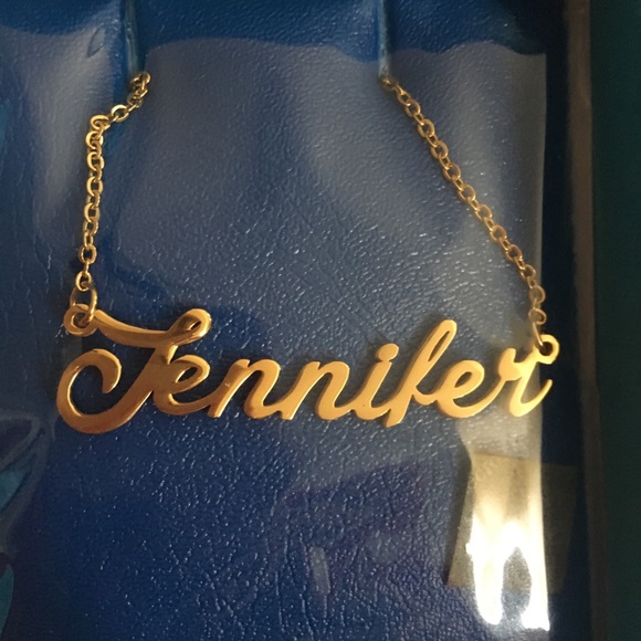 Jewelry | Jennifer Gold Name Necklace | Poshmark
